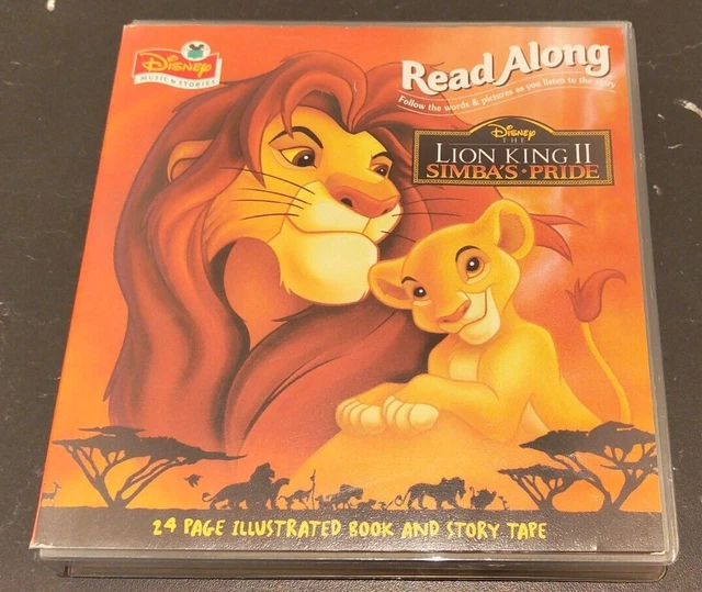 DISNEY THE LION King 2 Simba's Pride Read Along Audio book cassette ...