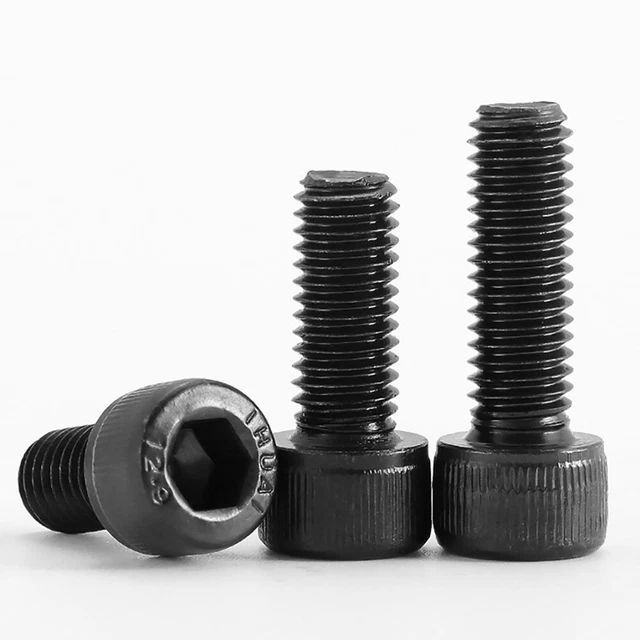 M4 HEX SOCKET Cap Head Allen Bolts Screw Full Threaded High Tensile 12.9 Black EUR 2,08 ...