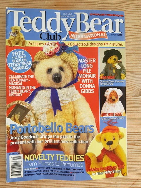 TEDDY BEAR CLUB International Magazine Vol 7 Issue 1 November 2002 £9.99 - PicClick UK
