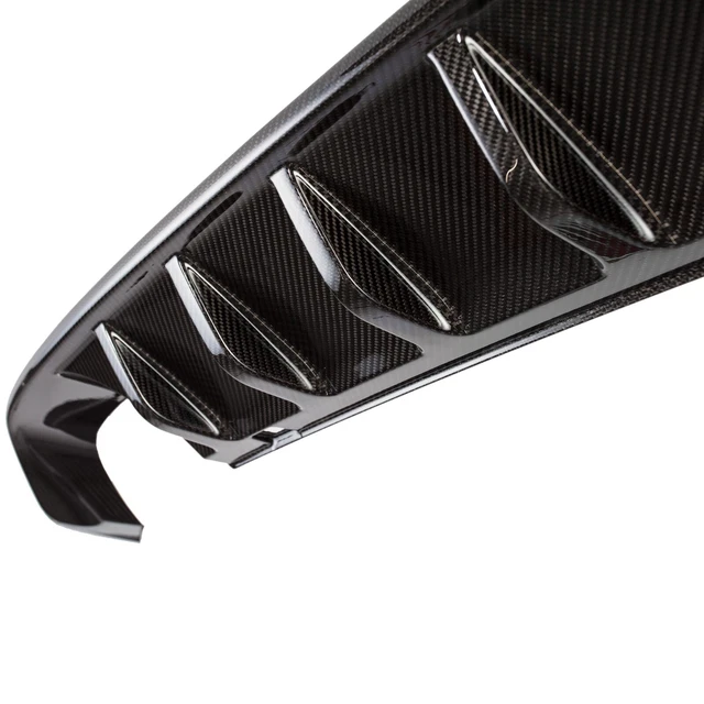 VW GOLF R mk7 carbon fibre rear diffuser £595.00 - PicClick UK