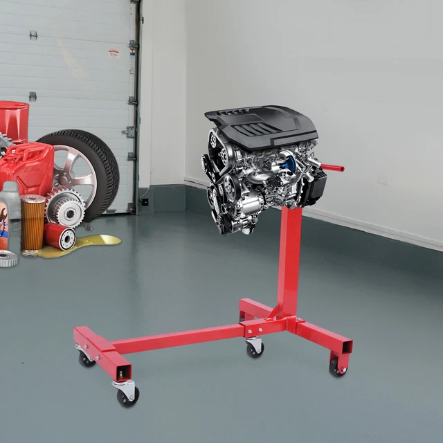 ROTATING ENGINE STAND 1250lbs Capacity Big Hoists Steel For Auto Repair ...