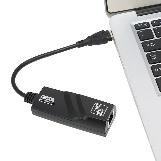 USB 3.0 ETHERNET Adapter 1 Gbps Transmission Wide Applicability Switch ...