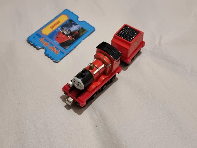 THOMAS THE TANK Engine & Friends TAKE N PLAY ALONG TRAIN TALKING JAMES ...
