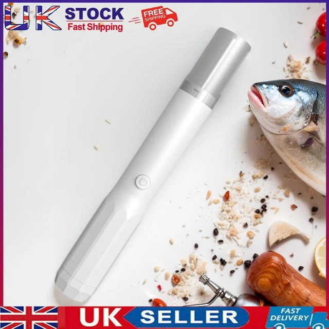 RECHARGEABLE CORDLESS FISH Scaler Electric Fish Scaler Waterproof Fish ...