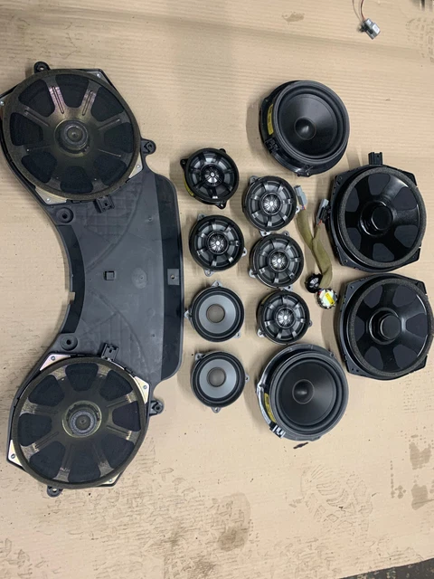 JAGUAR XJ X351 Complete Subwoofer Loud Speaker Set Aw93-04692-Bc 2009 ...