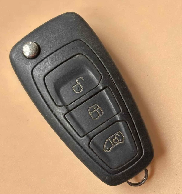 GENUINE FORD TRANSIT Van 3 Button Remote Flip Van Key Fob - Tracked ...