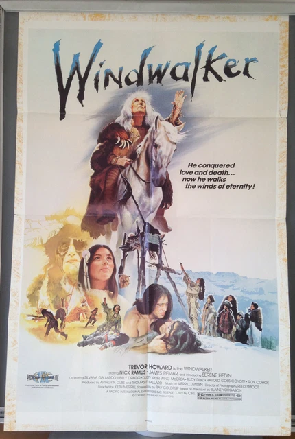 CINEMA POSTER: WINDWALKER 1980 (US One Sheet) Trevor Howard Nick Ramus ...