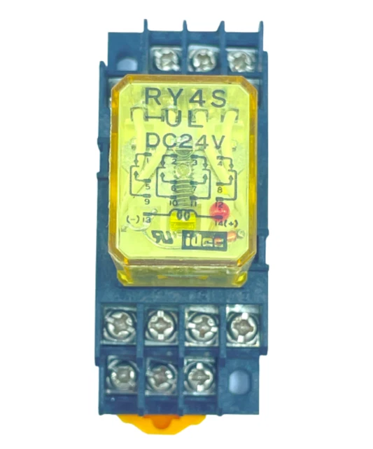 IDEC RY4S-UL DC24V 29Z34 8A 240VAC Electromechanical Relay PYF14A ...