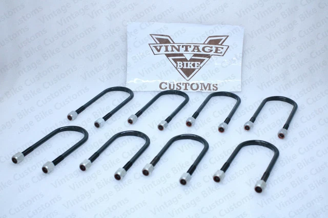 WILLYS JEEP SUSPENSION Leaf Spring Crown U Bolt Clip 8Pcs -Express £41. ...