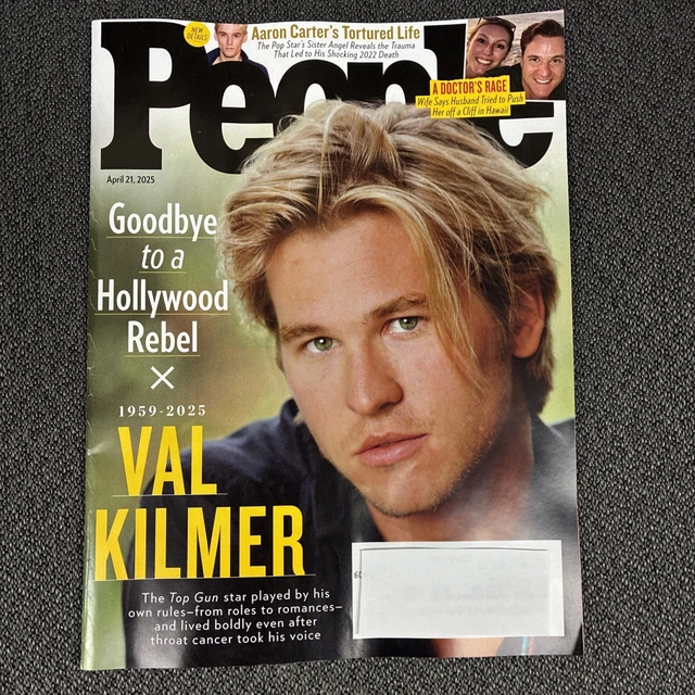 PEOPLE MAGAZINE APRIL 21st 2025 Val Kilmer 1959-2025 ~ Free Ship ~ £7. ...