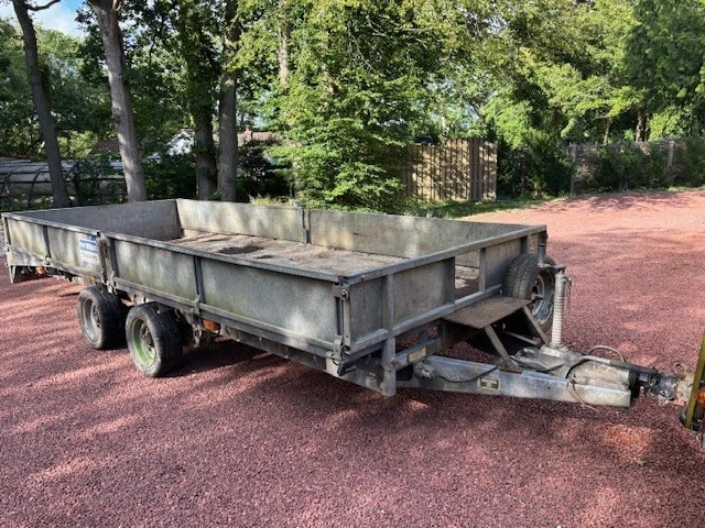 IFOR WILLIAMS 16FT Beaver Tail Utility Trailer With Drop Sides And ...