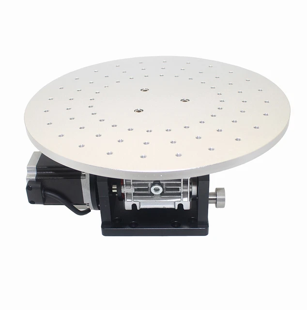 300MM ELECTRIC 360 Degree Rotary Workbench Rotating Platform For ...