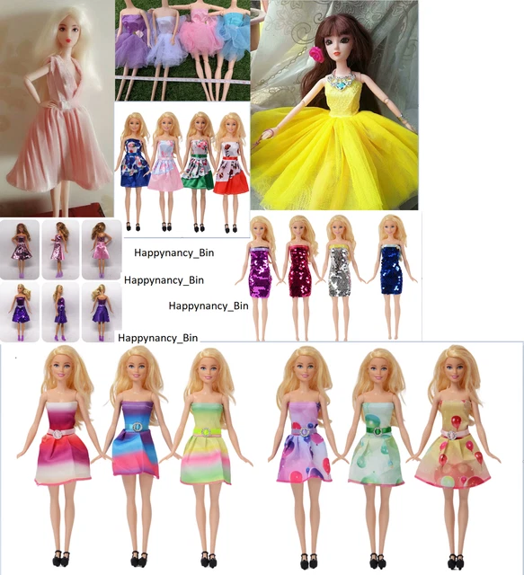 BARBIE DOLL SIZED Cloth/Accessory@Any 4 pc Dresses@Best-Pretty.Xmas ...