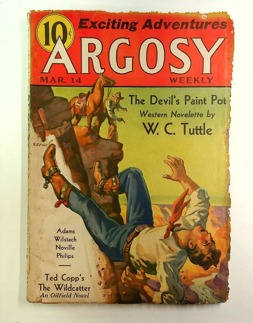 ARGOSY PART 4: Argosy Weekly Mar 14 1936 Vol. 262 #6 FR Low Grade £2.35 ...