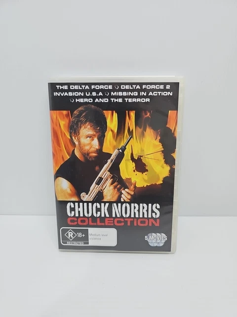 CHUCK NORRIS COLLECTION DVD 5 Movie Pack Action Martial Arts Region 4 ...