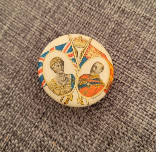 KING GEORGE V And Queen Mary Of Teck Royalty Tin Pin Badge £9.99 ...