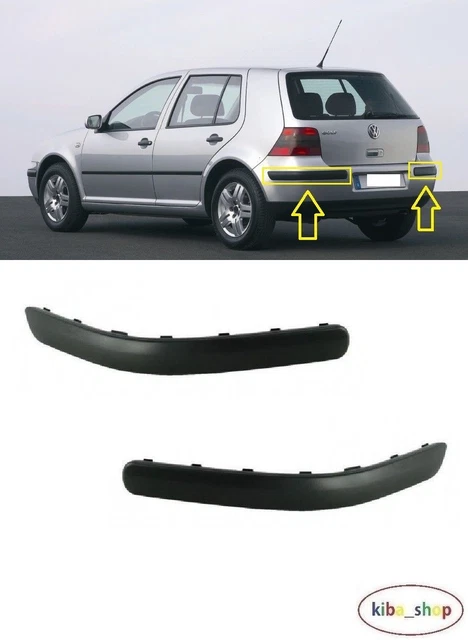 FOR VW GOLF Iv Mk4 1998-2004 (Hatchback) Rear Bumper Moulding Trim Left ...