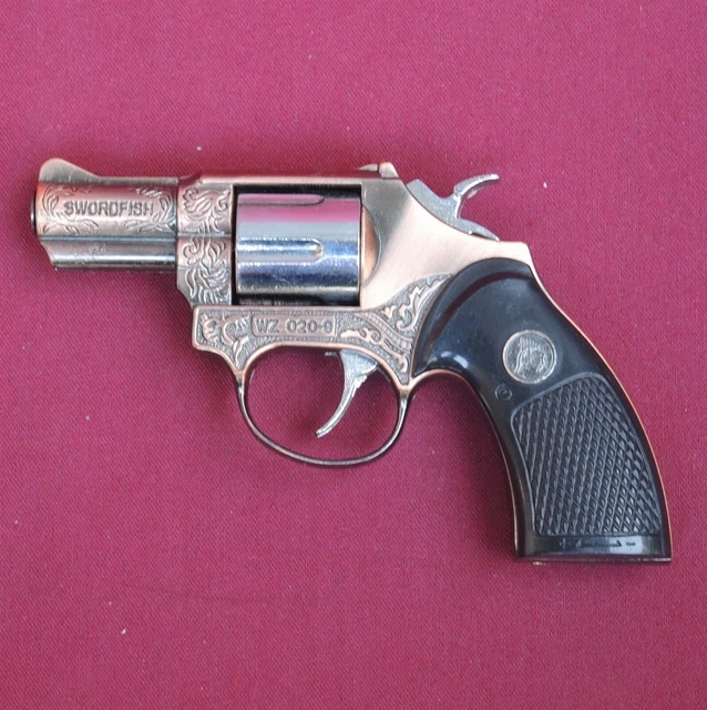 OLD BIG GUN SHAPED Revolver 'Swordfish WZ-20-9' Cigarette LIGHTER ...