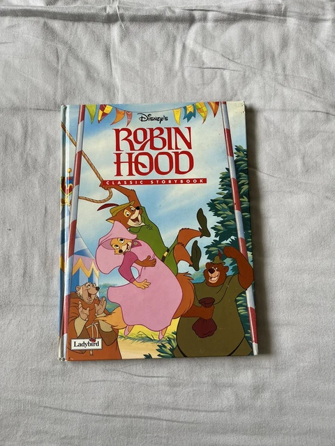 DISNEY ROBIN HOOD Classic Storybook Big Hardcover Movie Picture Book ...