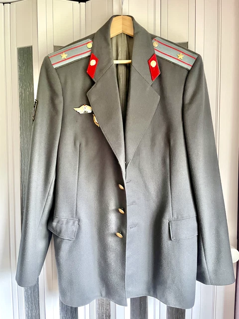 RUSSIAN ARMED FORCES Soviet Dress Uniform Jacket 90s Grey £50.00 - PicClick UK