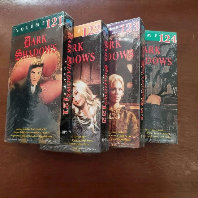 DARK SHADOWS ORIGINAL TV Series VHS Tapes. Volume 121-124. SEALED. £10. ...