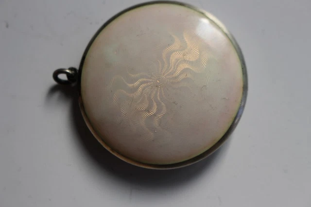 BOITE A POUDRE argent guilloché émaillé (35017) EUR 159,00 - PicClick FR