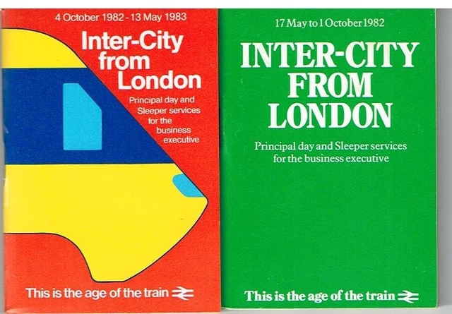 INTERCITY FROM LONDON HST logo High Speed Train timetables + Pullman ...