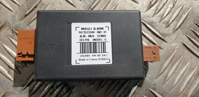CITREON C4 GRAND Picasso Mk2 14-22 Alarm Control Module Ecu 9673523380 ...