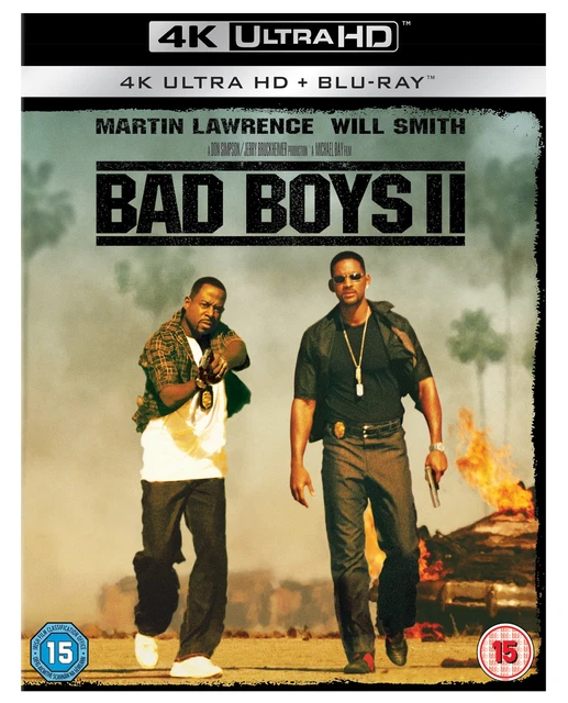 BAD BOYS II (4K UHD Blu-ray) Michael Shannon Henry Rollins Therese ...