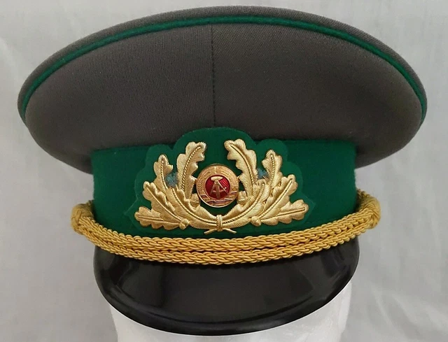 EAST GERMAN DDR NVA Grenztruppen Der DDR Border Guard General Visor Cap ...