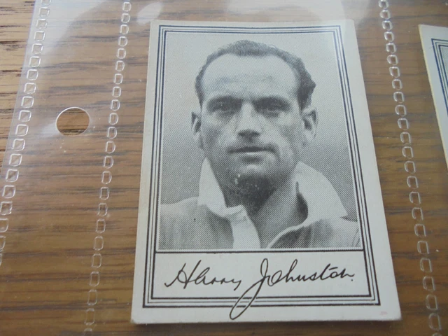 BARRATT FAMOUS FOOTBALLER A1 No 41 HARRY JOHNSTON BLACKPOOL (VG) £3.84 - PicClick UK