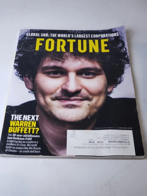 FORTUNE MAGAZINE AUGUST/SEPTEMBER 2022 Sam Bankman-Fried cover issue ...
