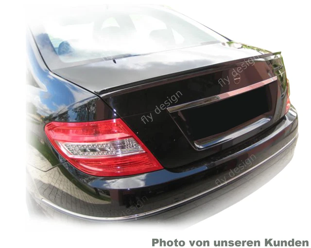 MERCEDES W204 SPOILER AMG tuning lip rear spoiler trunk Tanzanite blue ...