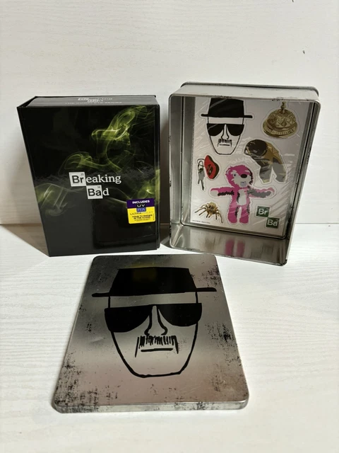 BREAKING BAD COMPLETE Series Collector's Edition Tin Metal Box - DVD ...