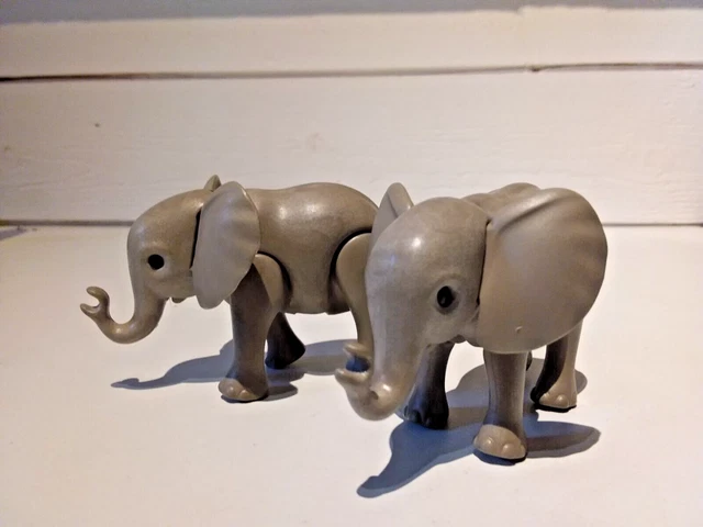 PLAYMOBIL LOT BÉBÉ ÉLÉPHANTS/zoo jungle SAFARI CIRQUE EUR 7,50 ...