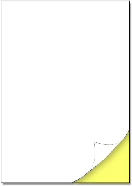 A4 WHITE SELF Adhesive Sticker Label Printer Paper Multi Purpose £6.99 ...