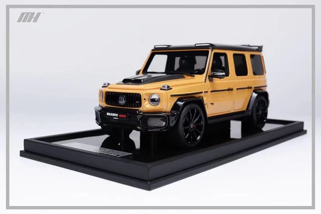 1/18 MOTORHELIX MERCEDES Benz Classe G Brabus G800 en jaune en stock ...