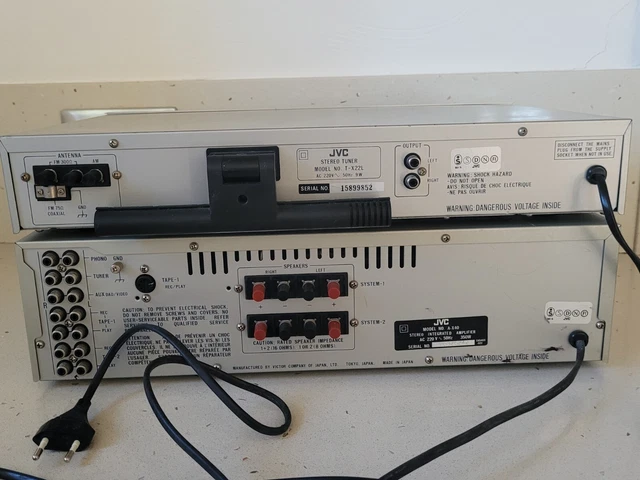 AMPLI HIFI JVC A-X40 & Tuner T-X22L stereo integrated amplifier Japan ...