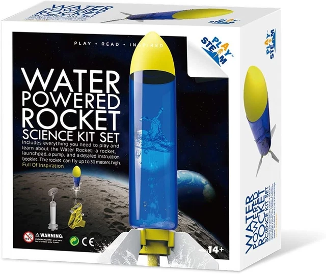 PLAY STEAM WATER Powered Rocket Science Kit Set $23.99 - PicClick