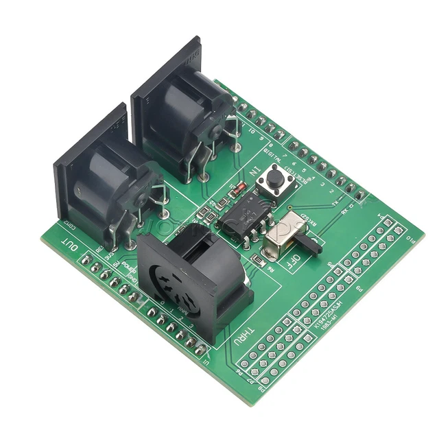 MIDI SHIELD BREAKOUT Board für Arduino UNO R3 AVI PIC Digital Interface ...