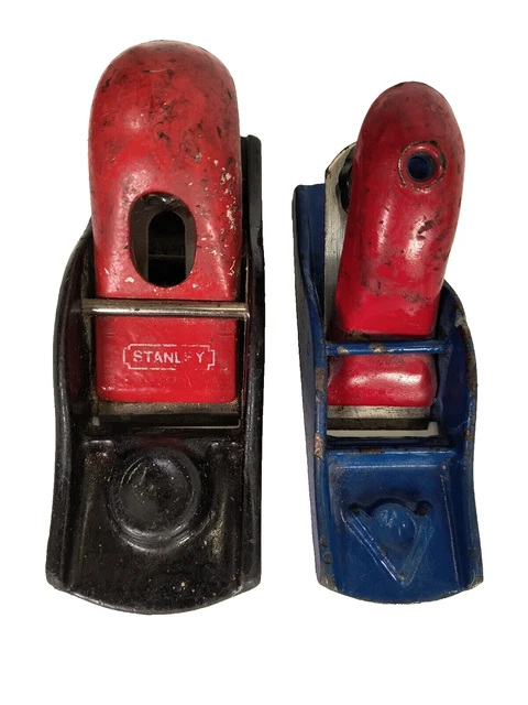 STANLEY NO 110 Hand Block Plane Finger Push + Another $22.75 - PicClick AU