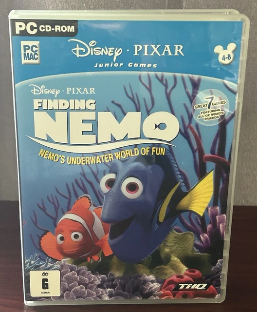 DISNEY PIXAR: FINDING Nemo - Nemo's Underwater World of Fun PC CD ROM ...