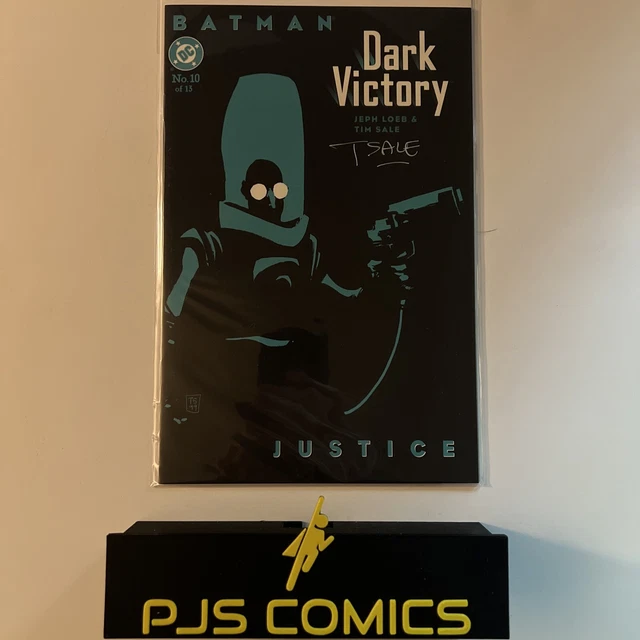 COUVERTURE DE VENTE signée Batman Dark Victory #10 Jeph Loeb longue ...