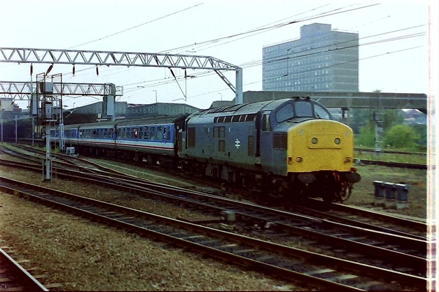 35MM RAILWAY COLOUR Negatives Class 37 244 at Crewe £1.95 - PicClick UK