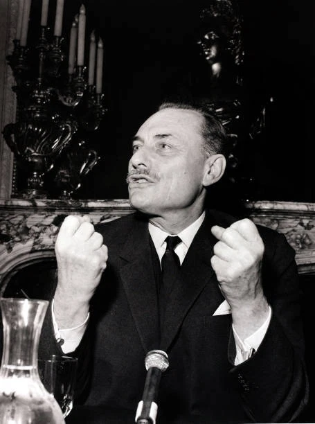 CONSERVATIVE MP ENOCH Powell Pictured Speaking At A Press Conferen ...