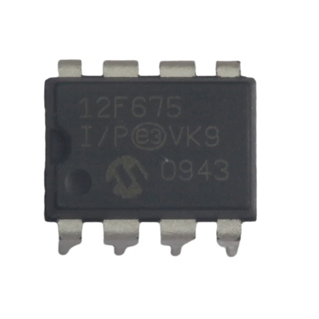 10PCS PIC12F675-I/P DIP-8 PIC12F675 Flash-Based 8-Bit CMOS ...
