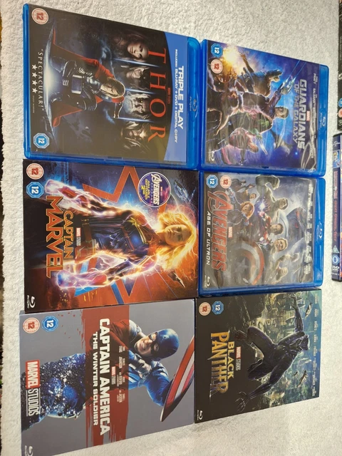 MARVEL BLU-RAY BUNDLE x 6 £8.99 - PicClick UK