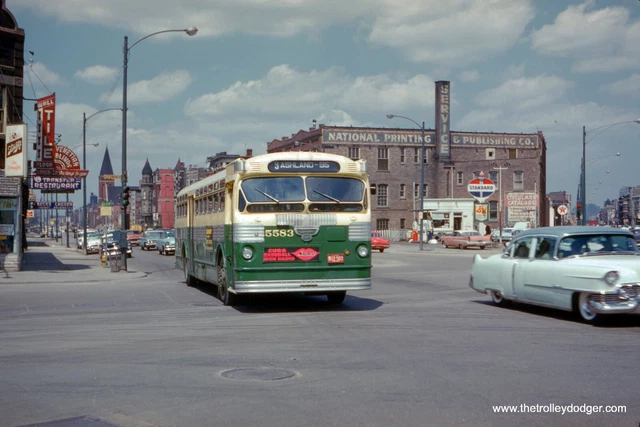 CTA CHICAGO OLD Look Propane Bus #5583 1961 35mm Original Kodachrome Slide $7.12 - PicClick CA