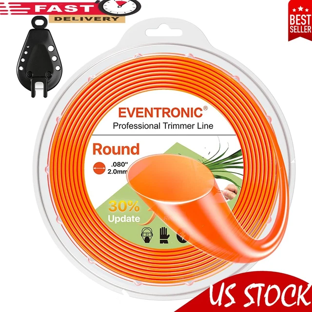 WEED EATER STRING,080 Trimmer Line,445-Ft,Trimmer Line for Universal ...