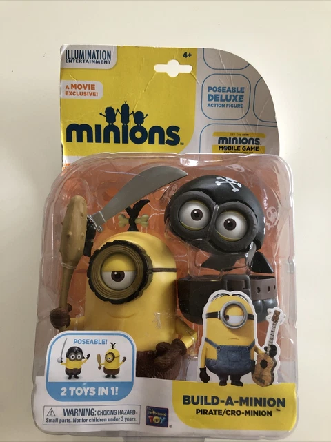 MINIONS DELUXE ACTION Figure Build-A-Minion PIRATE / CRO-MINION (20180 ...